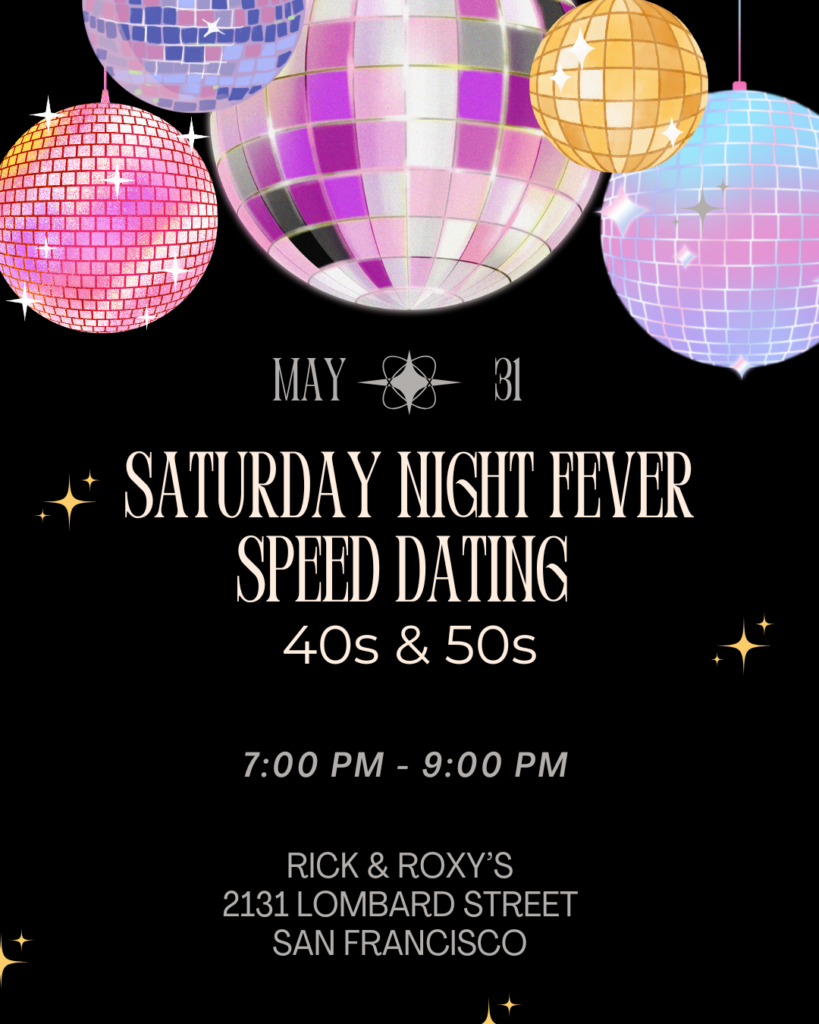 SATURDAY NIGHT FEVER SPEED DATING 40s & 50s-SOLD OUT WOMEN - Singles ...